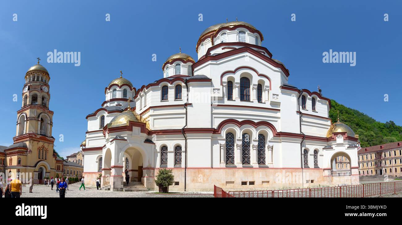 NEW ATHOS, ABKHAZIA - MAY 10, 2025: Ancient New Athos Simon-Cananite ...