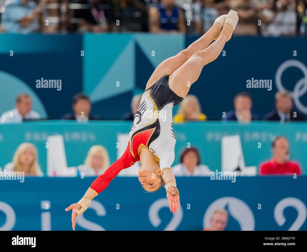 HELEN KEVRIC (GER) of Germany, competes in the Artistic Gymnastics ...