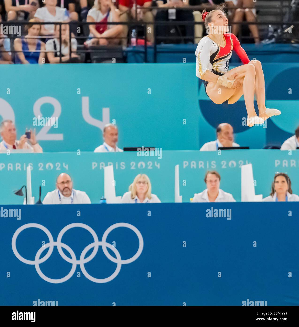 HELEN KEVRIC (GER) of Germany, competes in the Artistic Gymnastics ...