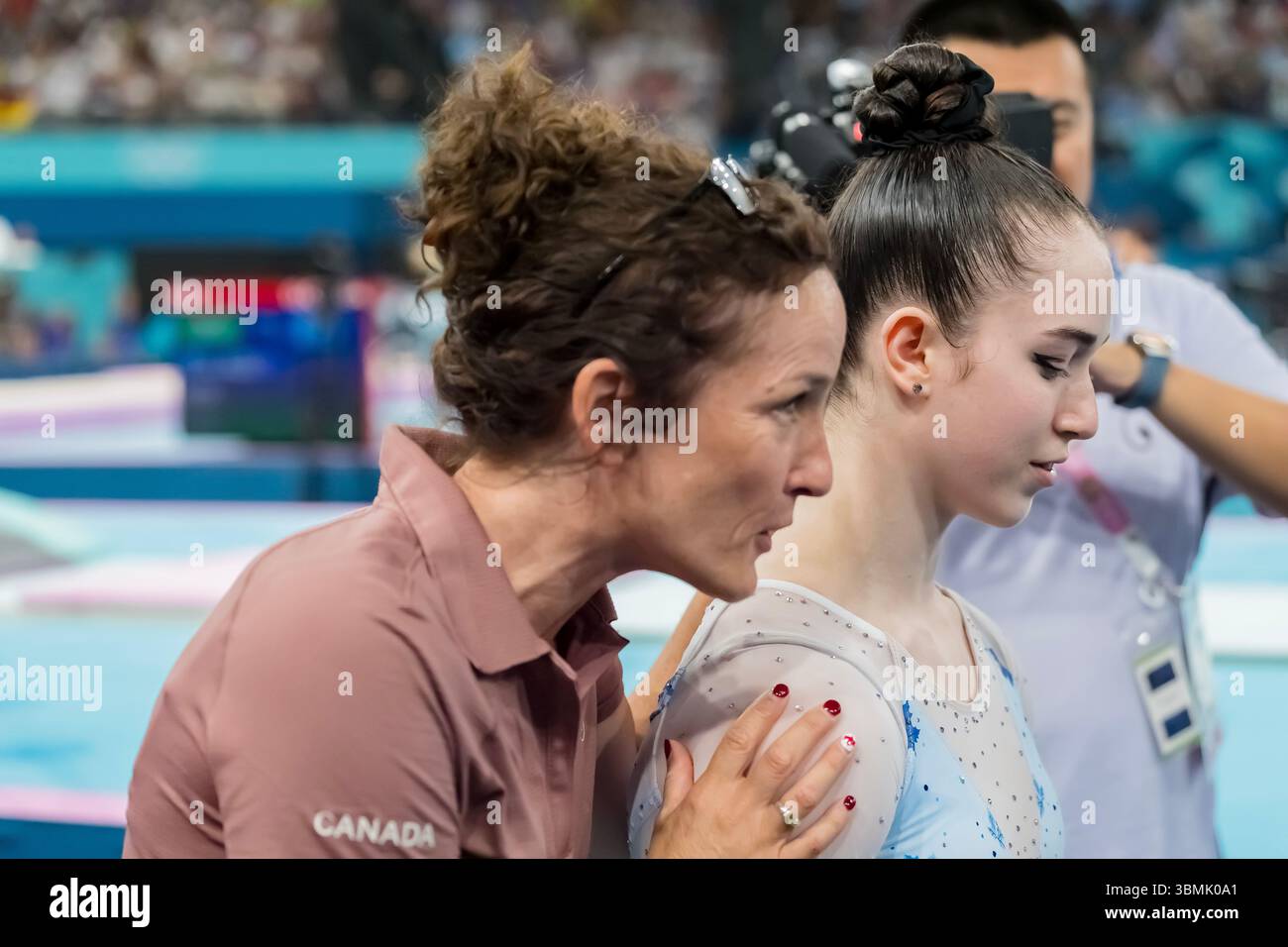 AVA STEWART (CAN) of Canada, competes in the Artistic Gymnastics Women ...