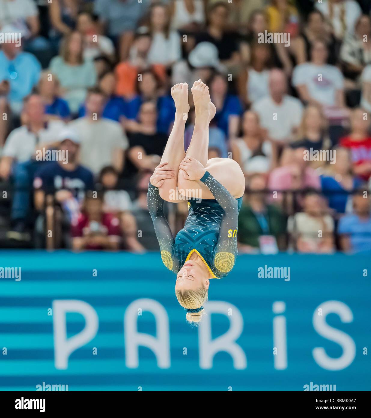 RUBY PASS (AUS) of Australia, competes in the Artistic Gymnastics Women ...