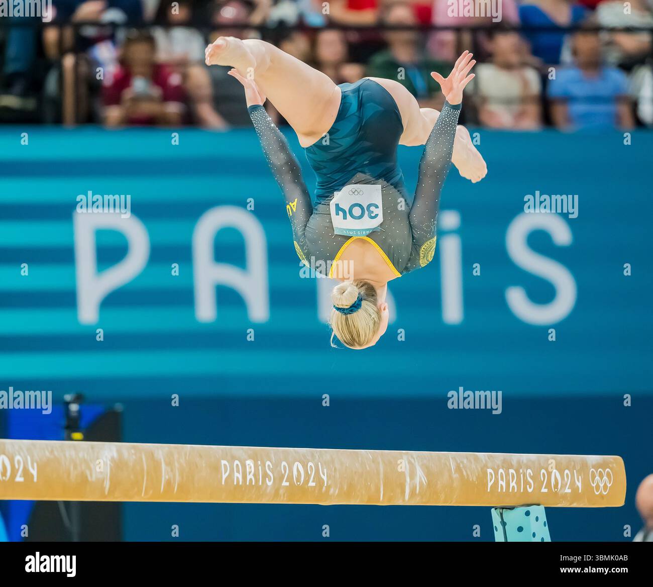 RUBY PASS (AUS) of Australia, competes in the Artistic Gymnastics Women ...