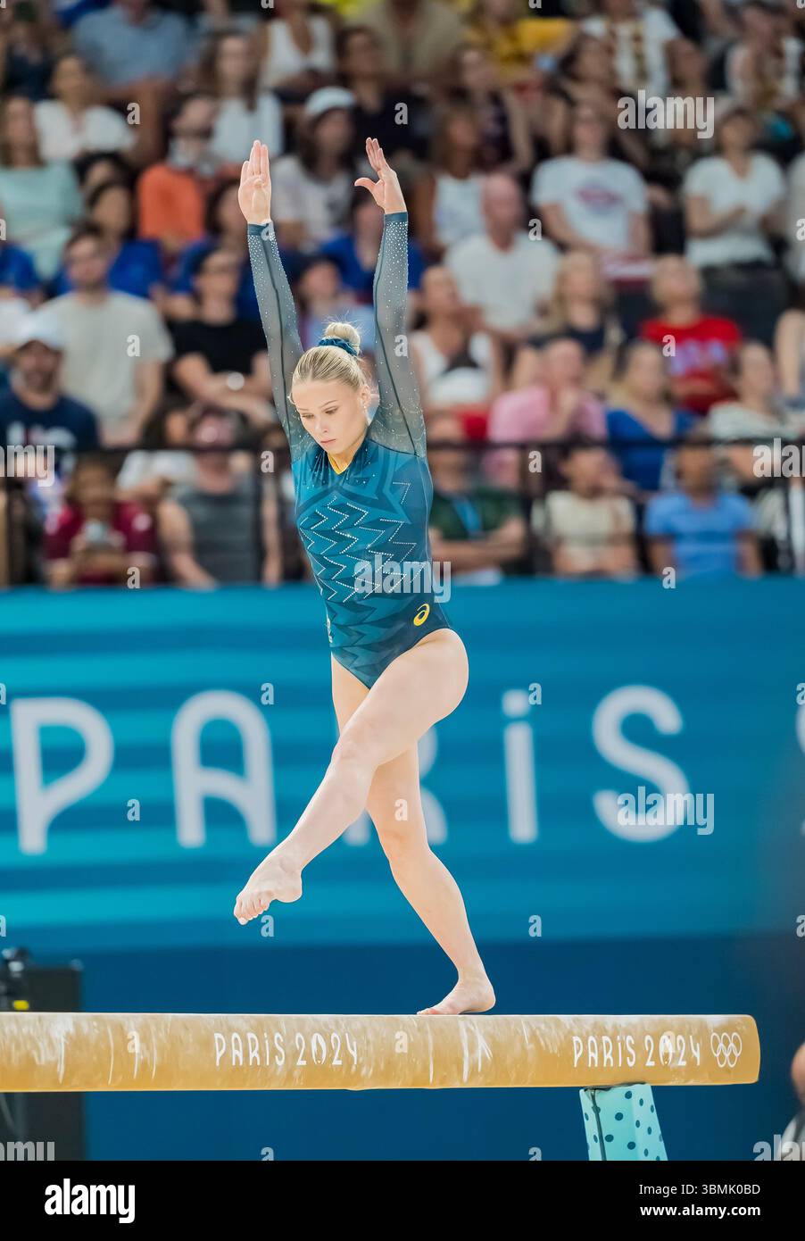 RUBY PASS (AUS) of Australia, competes in the Artistic Gymnastics Women ...