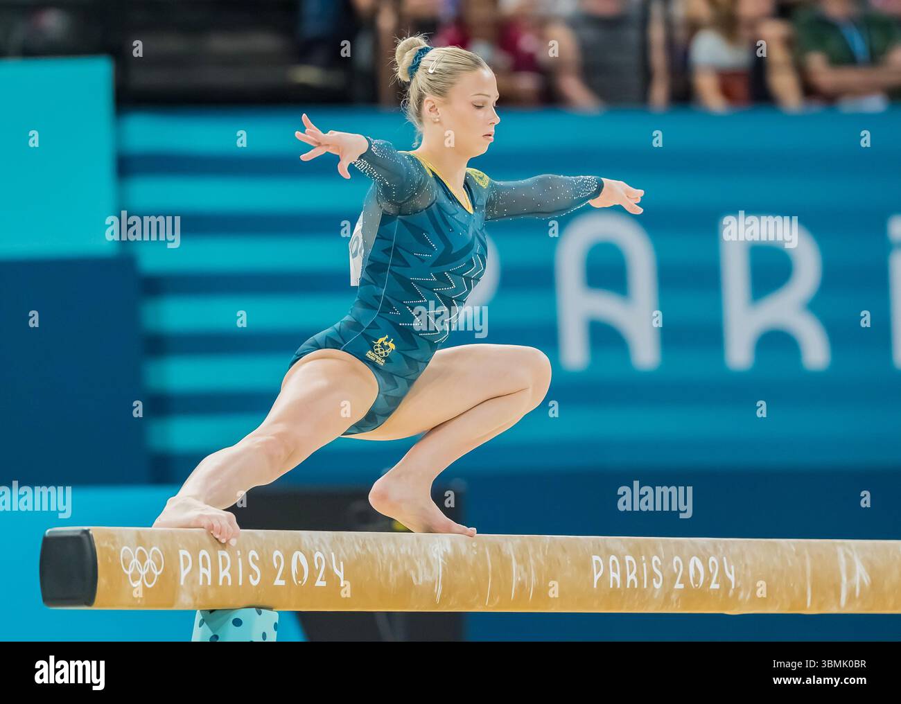 RUBY PASS (AUS) of Australia, competes in the Artistic Gymnastics Women ...