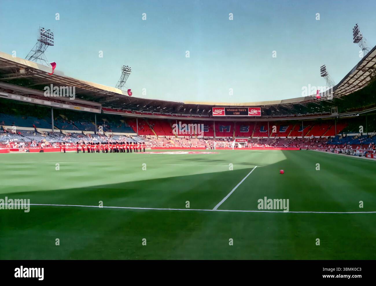 Wembley Stadium on April 2 1995, before the League Cup final between ...