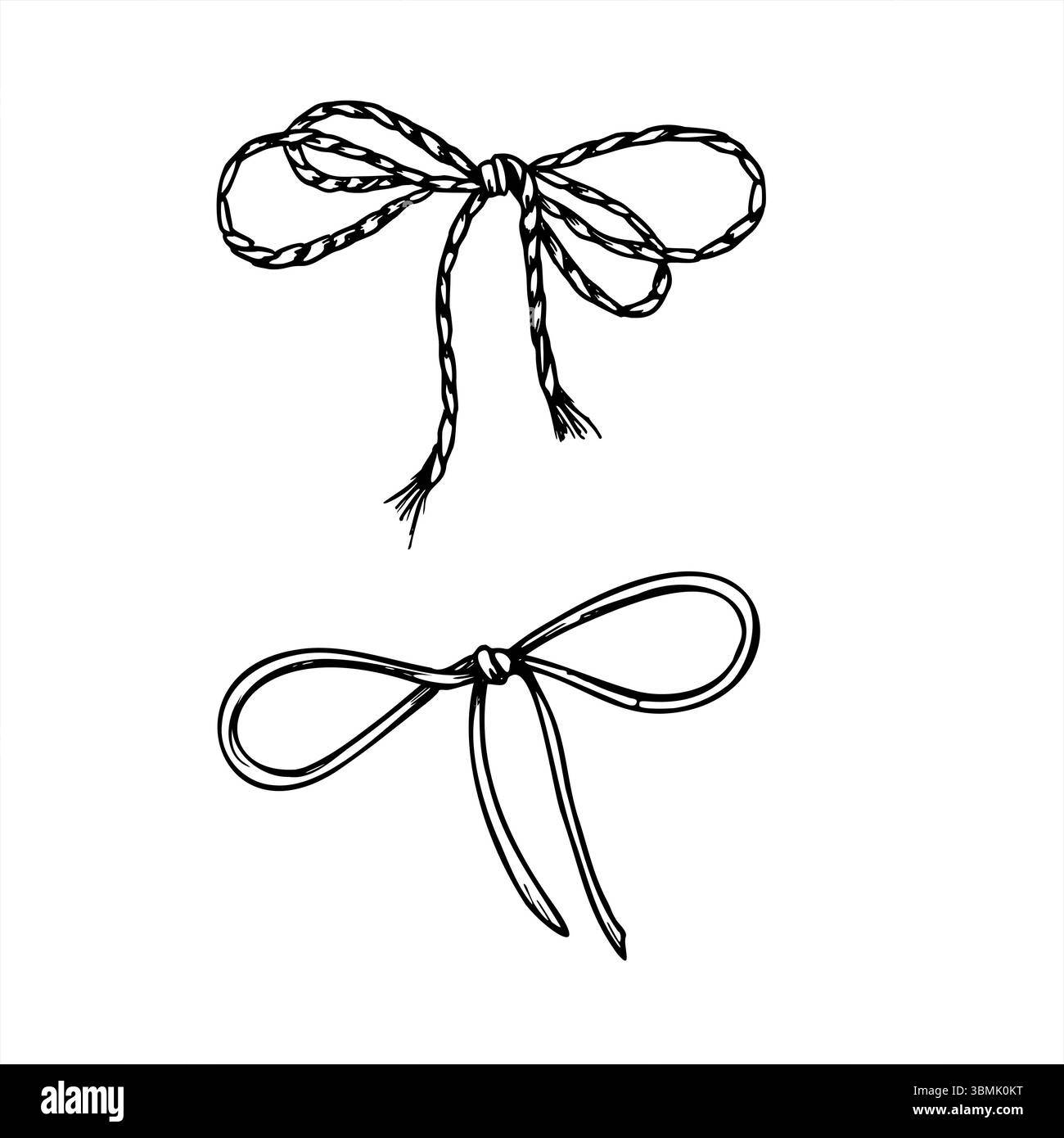 Ribbon and jute Stock Vector Images - Alamy