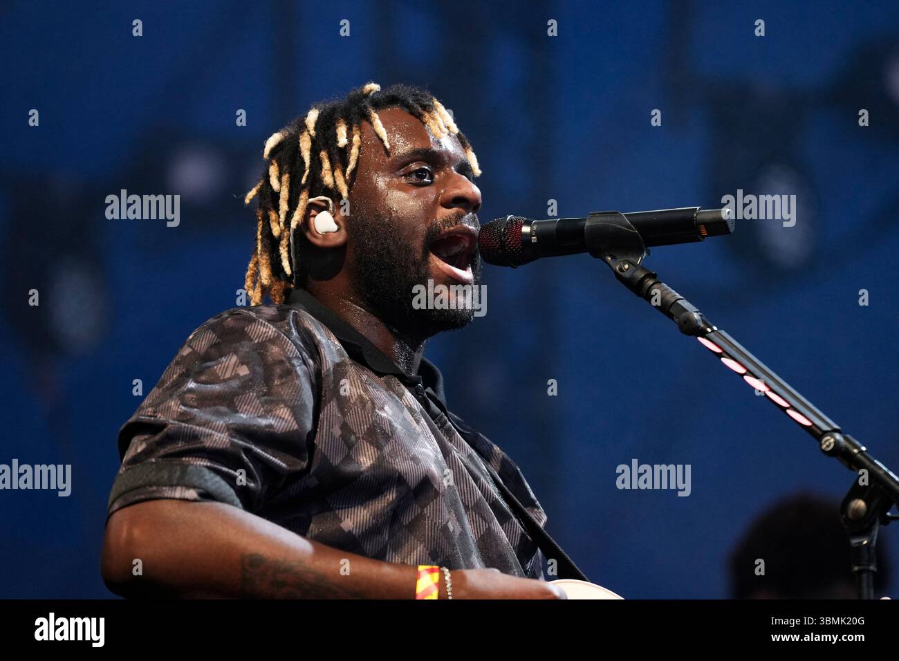 Myles Smith performs during the Glastonbury Festival in Worthy Farm ...
