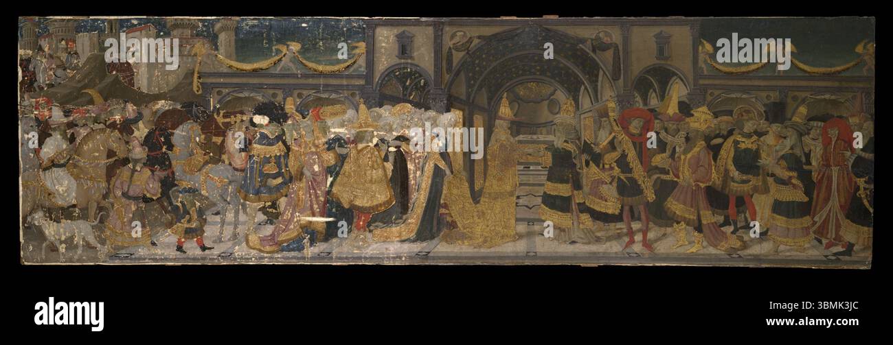 Apollonio di Giovanni - Meeting of Solomon and the Queen of Sheba ...
