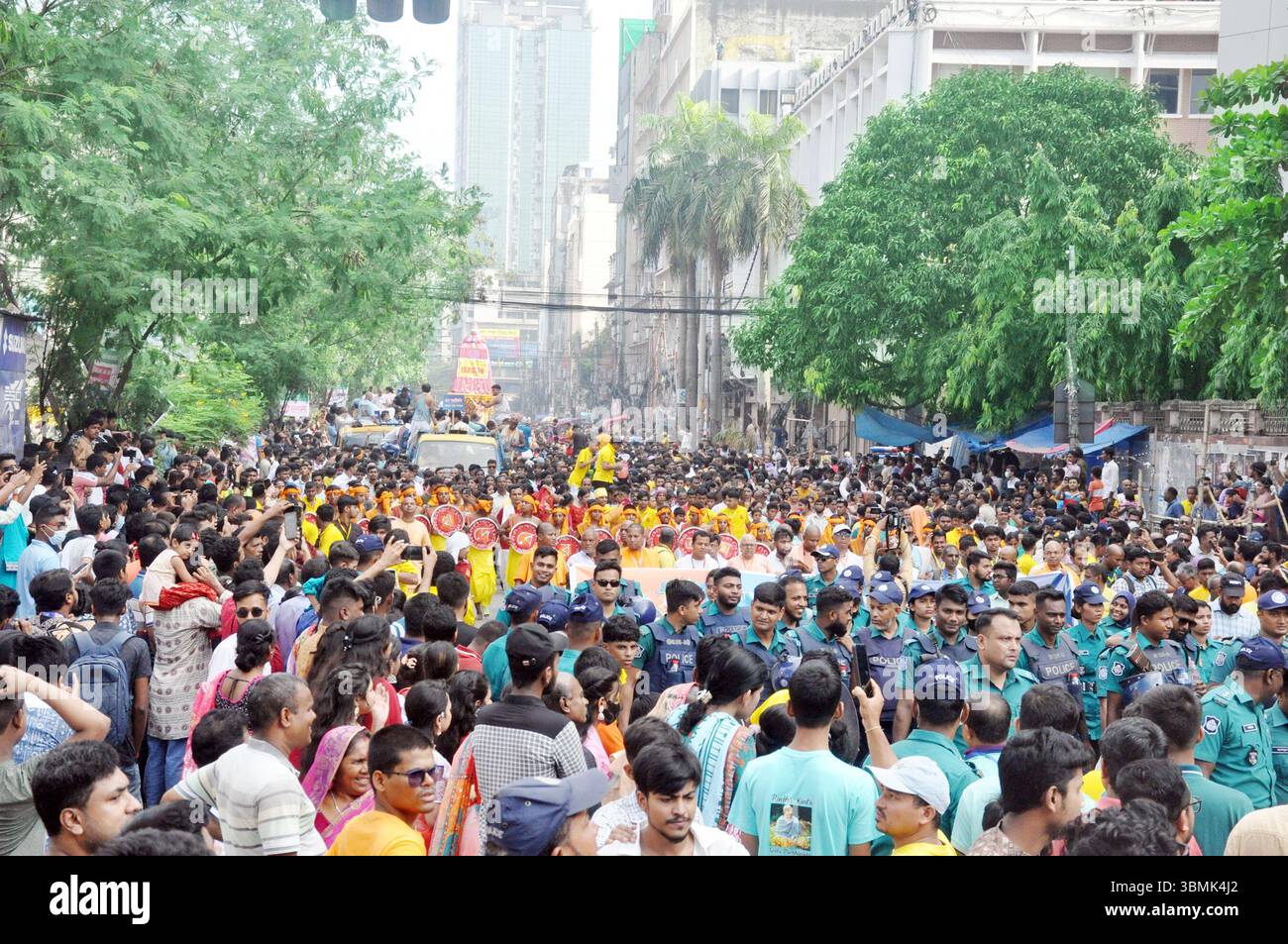 June 27, 2025, Dhaka, Segunbagicha, Bangladesh: 27 june,2025.Bangladesh:Rath Yatra is a very ...