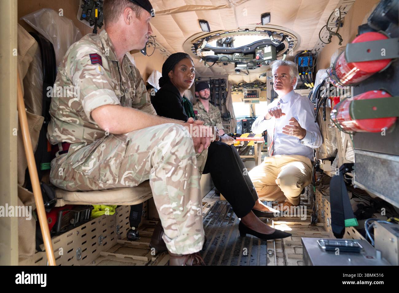 Conservative party leader Kemi Badenoch meets members of the 35 ...
