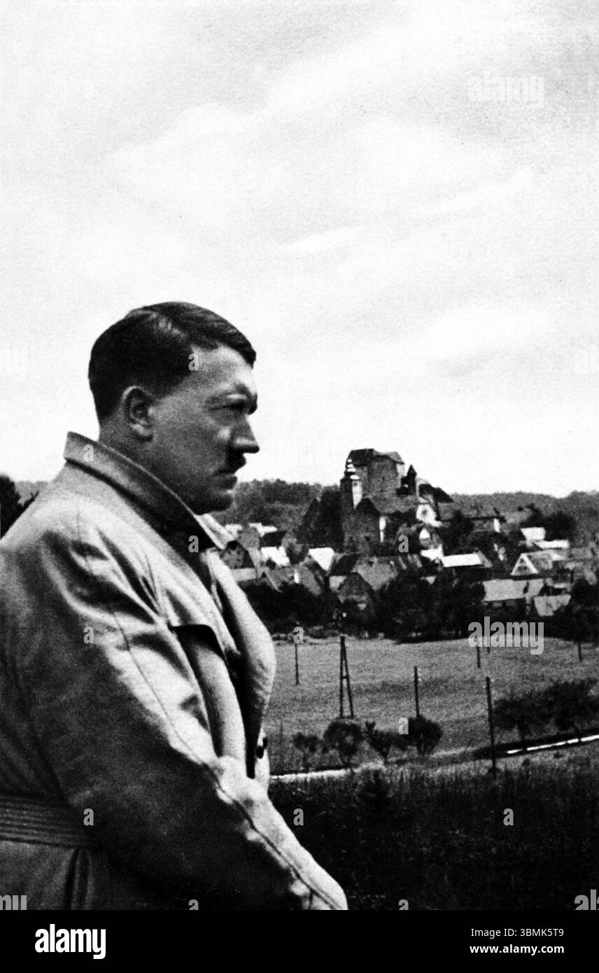 Germany, Hiltpoltstein, 1933 Adolf Hitler (* April 20, 1889 in Braunau ...
