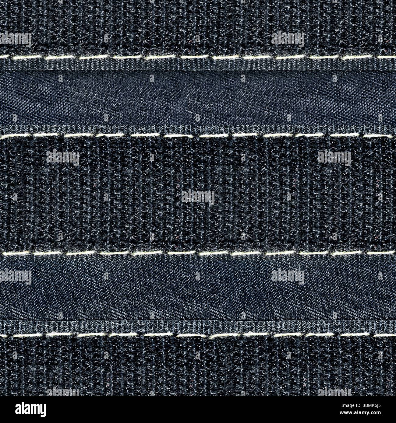 Seamless 4k photo texture of dark navy blue hard cotton material with ...