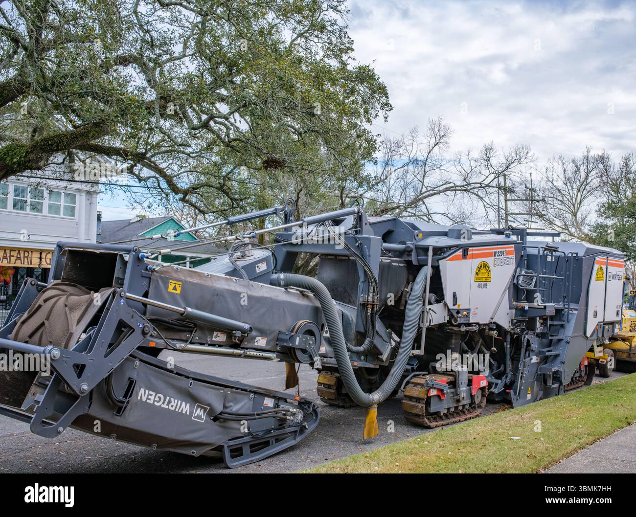 New Orleans, LA, USA - February 22, 2025: Wirtgen W 220 FI heavy-duty ...