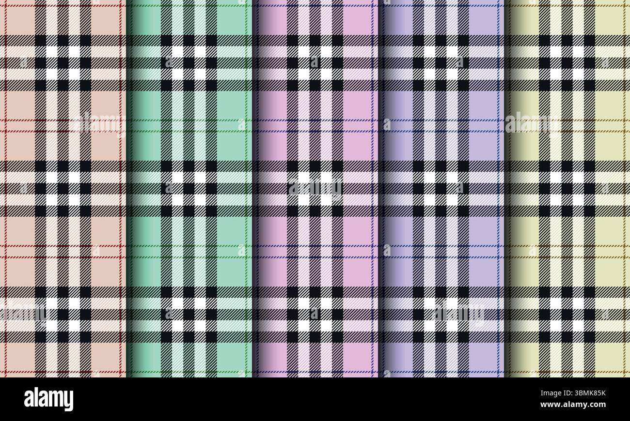 Vector textile check tartan Stock Vector Images - Alamy