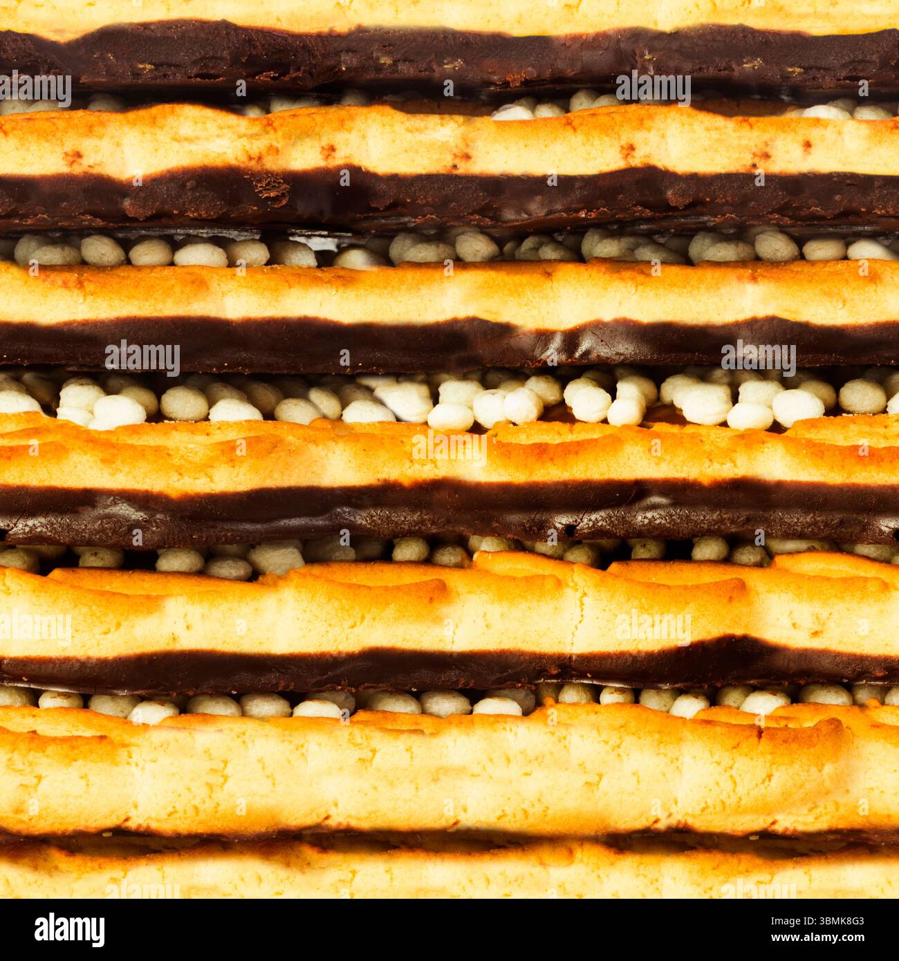 Seamless 4k photo texture of crispy cookie cake with chocolate Stock ...