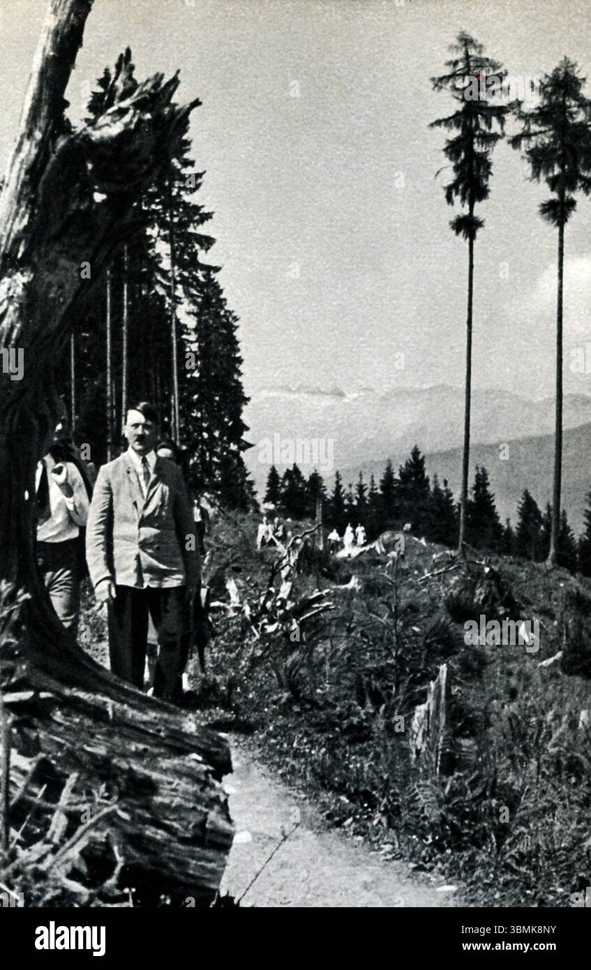 Germany, Berchtesgaden, 1934 Adolf Hitler (* April 20, 1889 in Braunau ...
