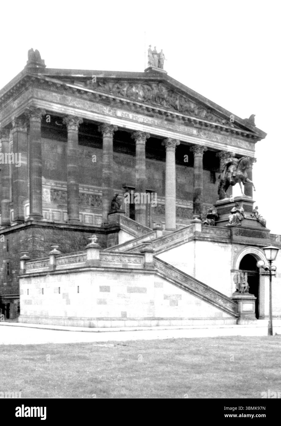 Old National Gallery on Berlin's Museum Island in May 1973, in East ...