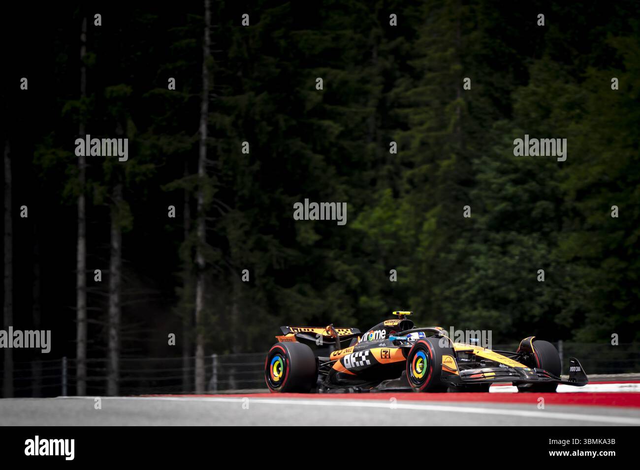 SPIELBERG - Alexander Dunne (McLaren) on the Red Bull Ring race track ...