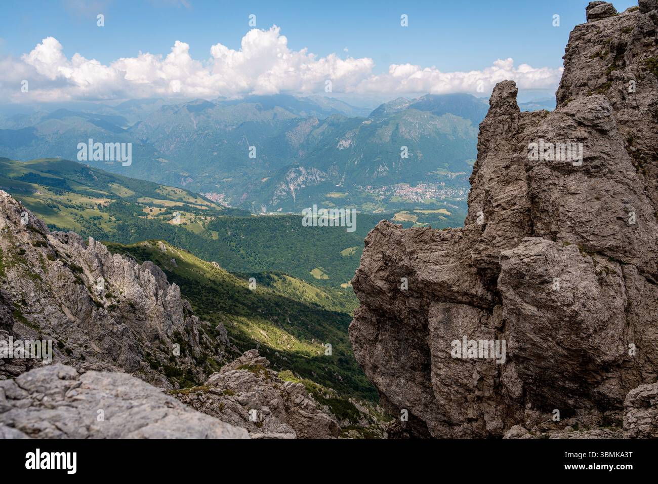 Rugged Alpine Peaks And Verdant Valleys In The Grigna Massif: Scenic ...