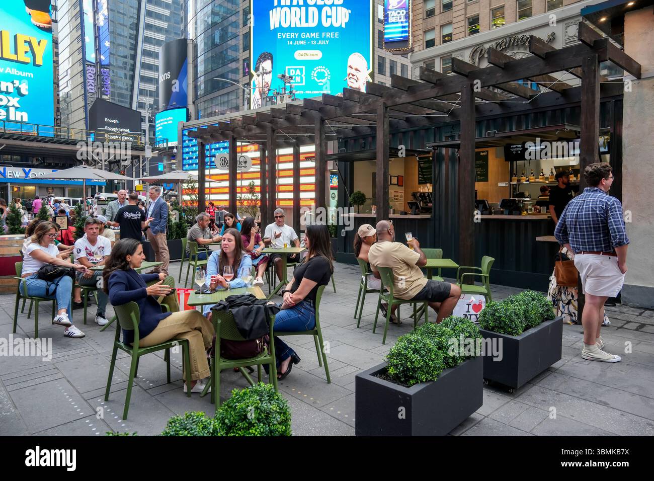 Activities in Times Square in New York on Wednesday, June 18, 2025 ...