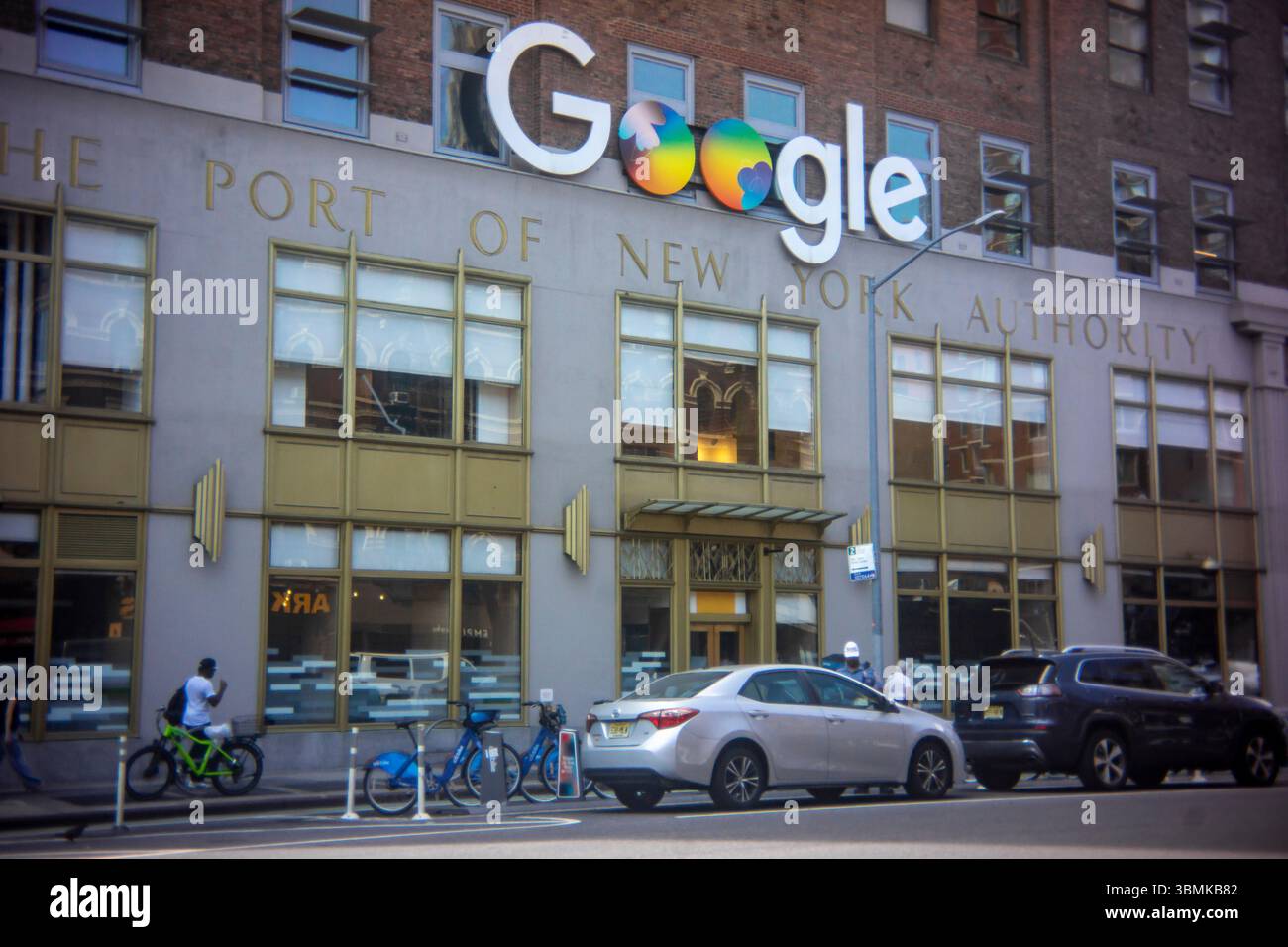The "double o's" of the Google logo on their building at 111 Eighth ...