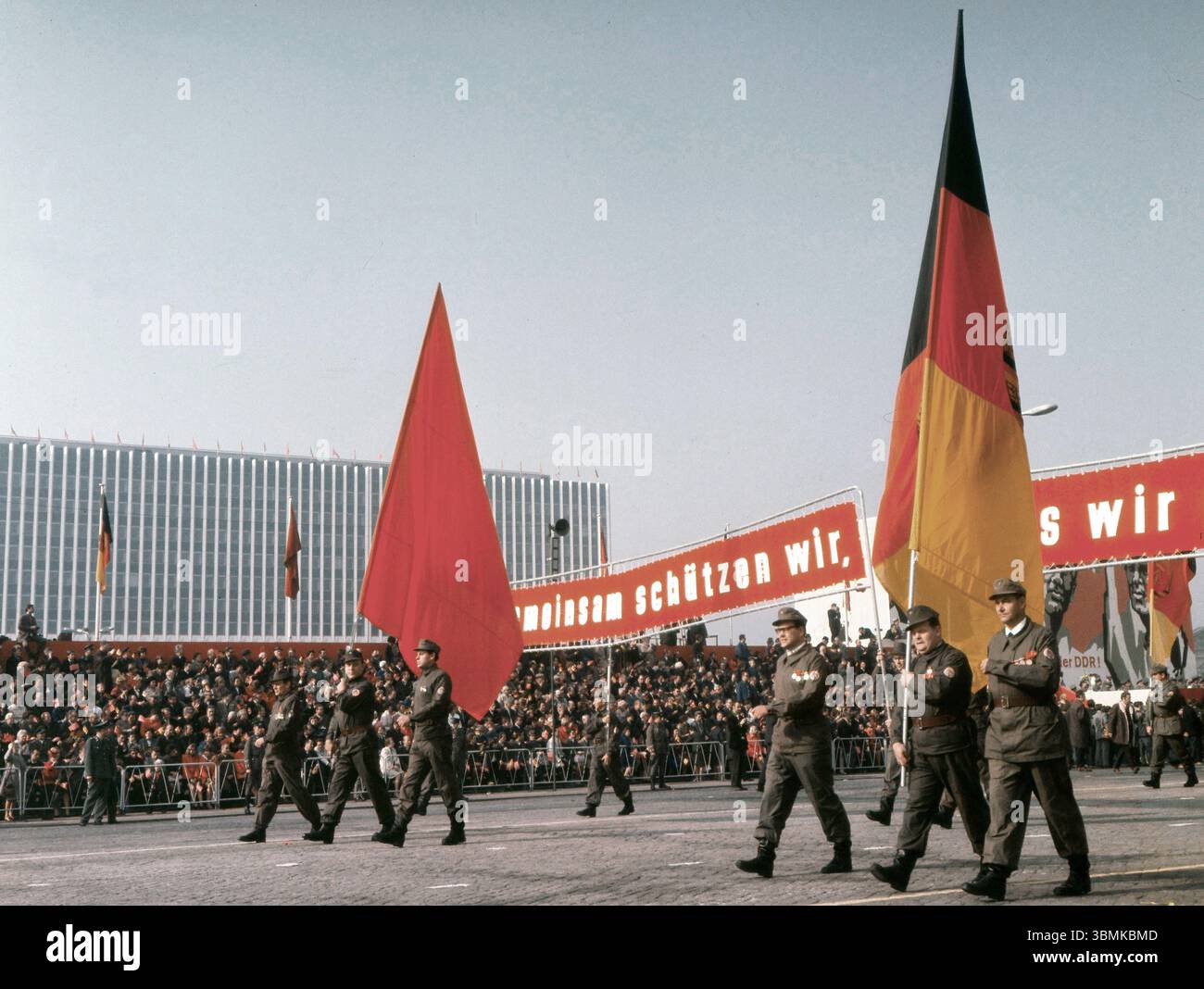 Berlin, German Democratic Republic - August 13, 1971: Parade of ...