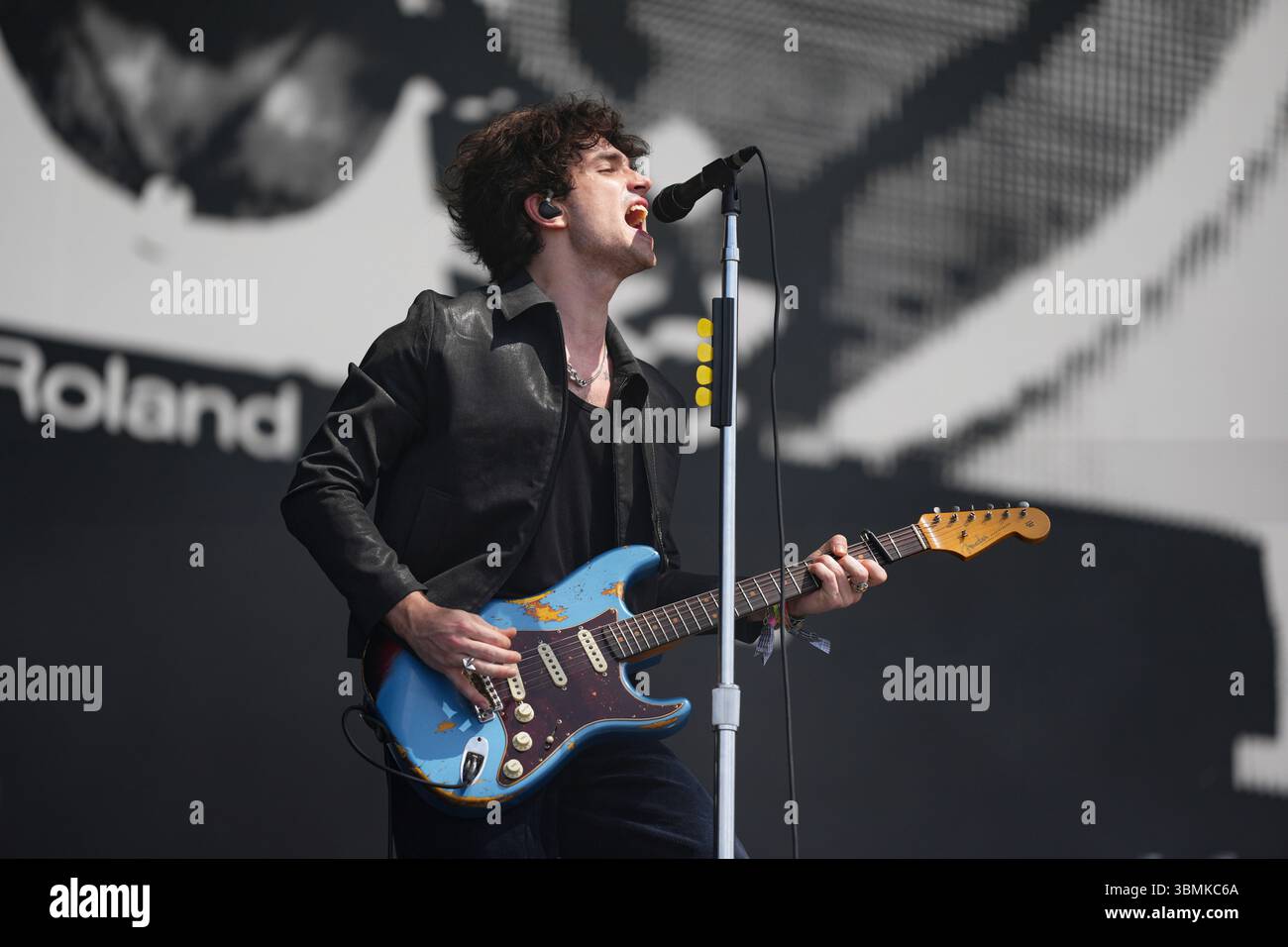 Elijah Hewson of the the rock band Inhaler performs during the ...