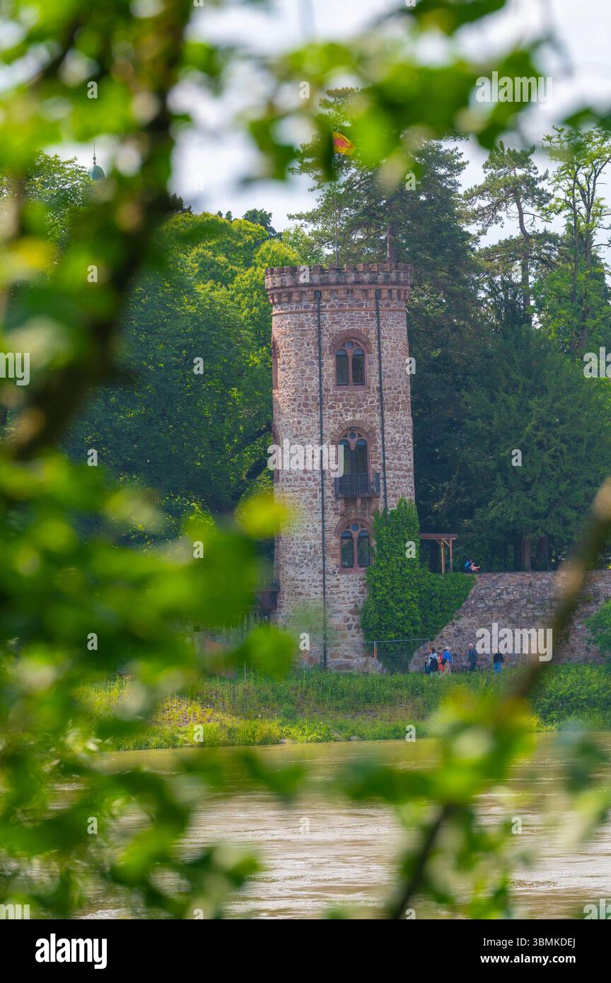 Stork Tower of Laufenburg Castle on the Rhine Stock Photo - Alamy