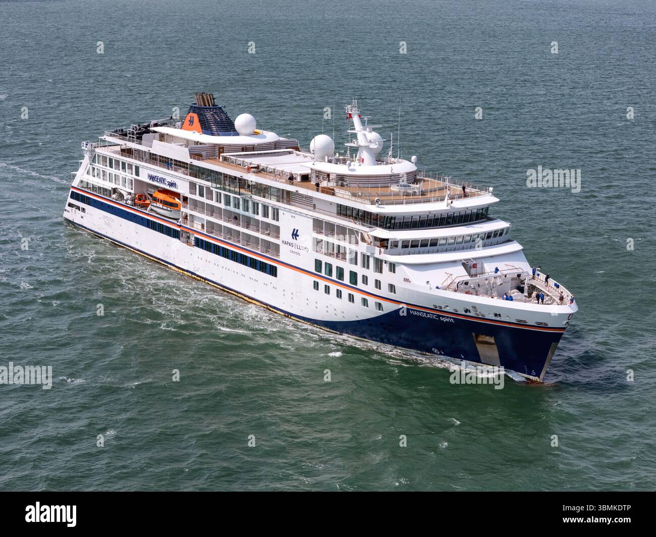 Hanseatic Spirit, an expedition cruise ship operated by Hapag-Lloyd ...