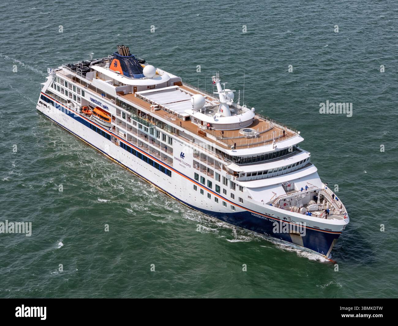 Hanseatic Spirit, an expedition cruise ship operated by Hapag-Lloyd ...