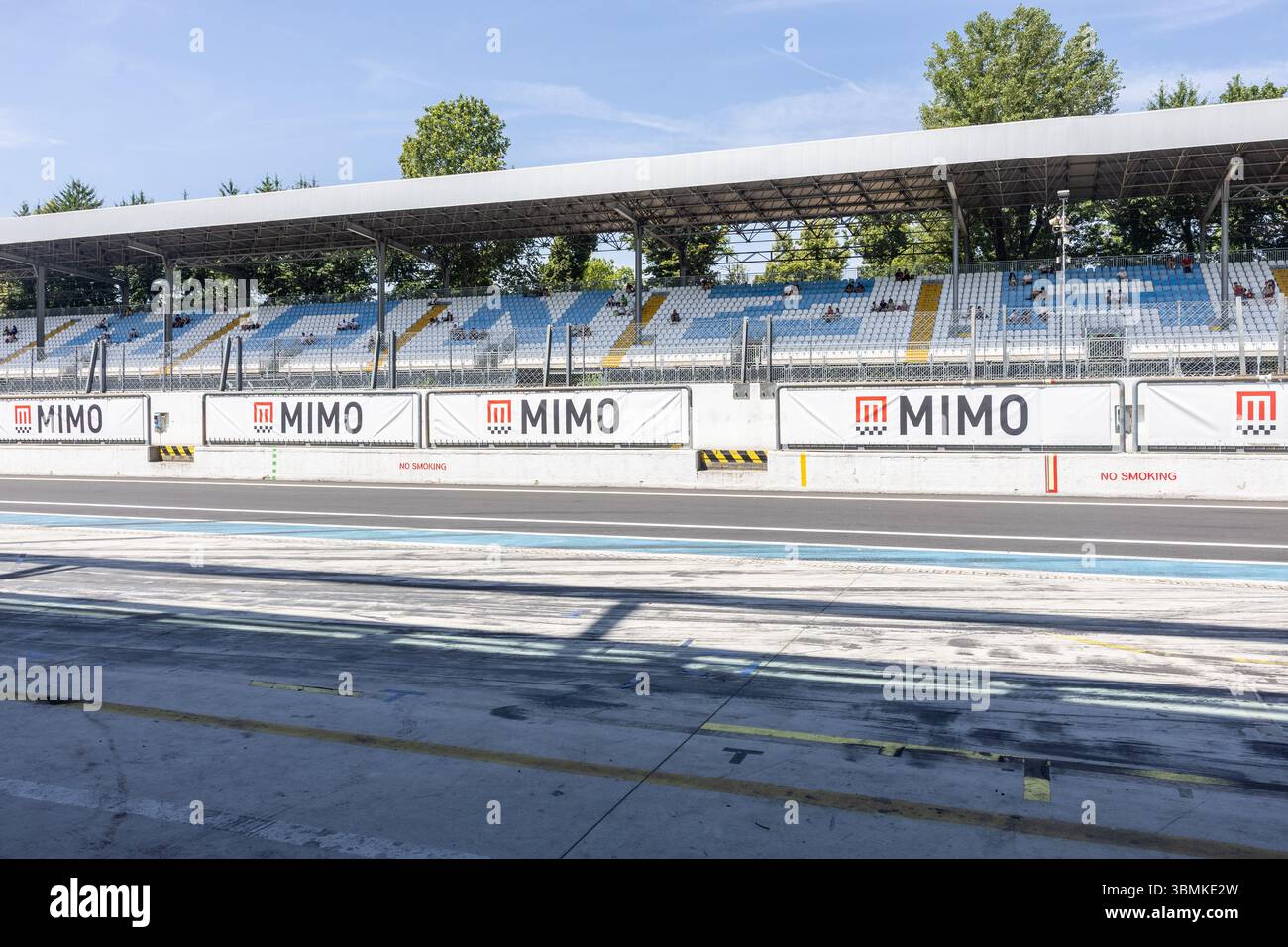 Monza autodrome panoramic tribune during MIMO Milano Monza Motor Show ...