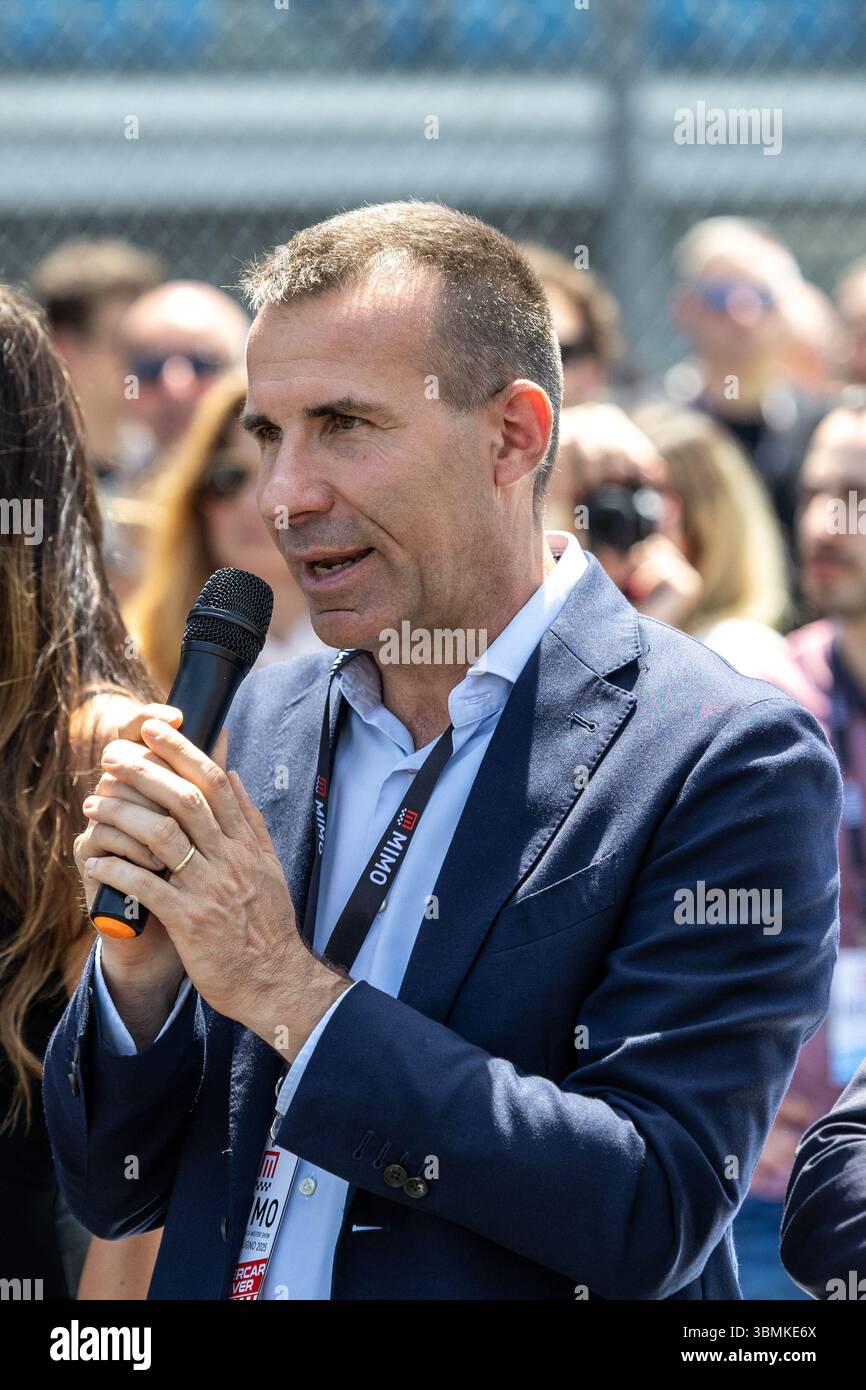 Andrea Levy president od MIMO during MIMO Milano Monza Motor Show ...