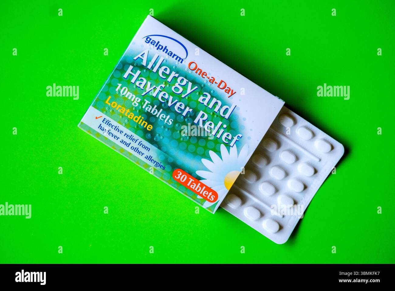 London UK June 27 2025, Packet of Galpharm Allergy And Hayfever Relief ...
