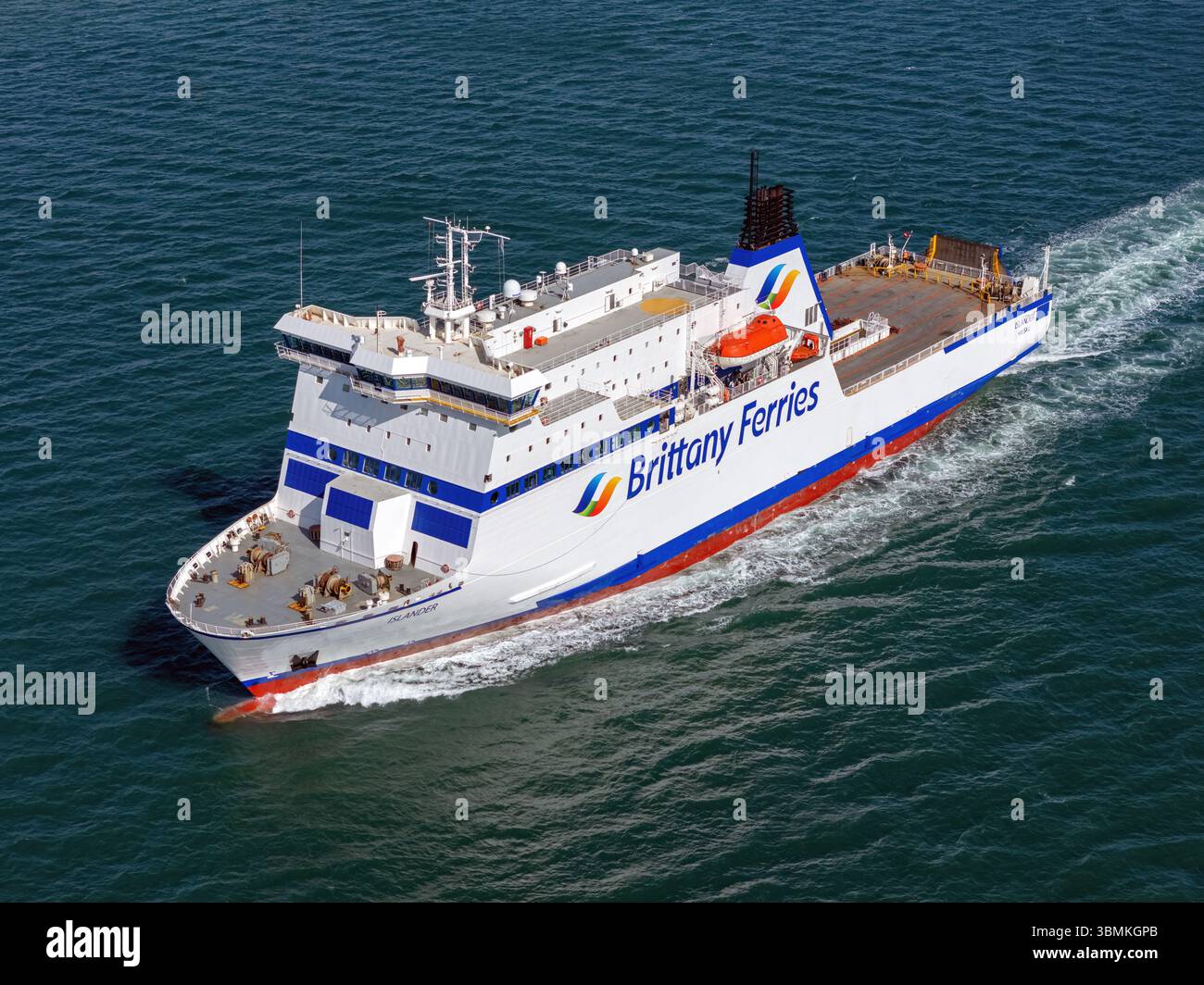 Islander, a cross-Channel ferry operated by Brittany Ferries between ...