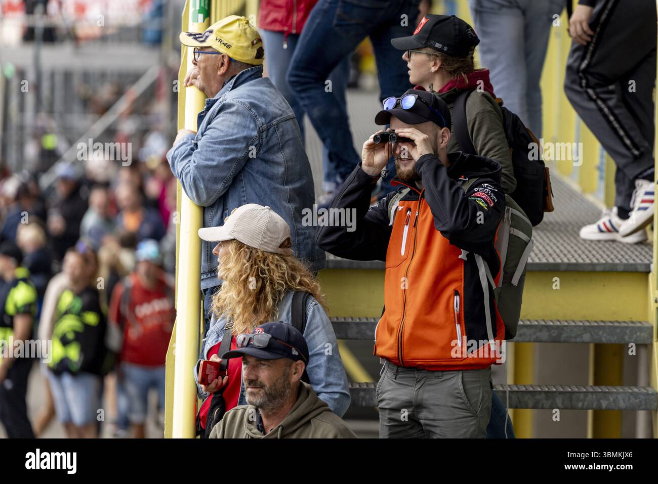 ASSEN - Race fans prior to the 100th Edition of the TT of Assen. ANP ...