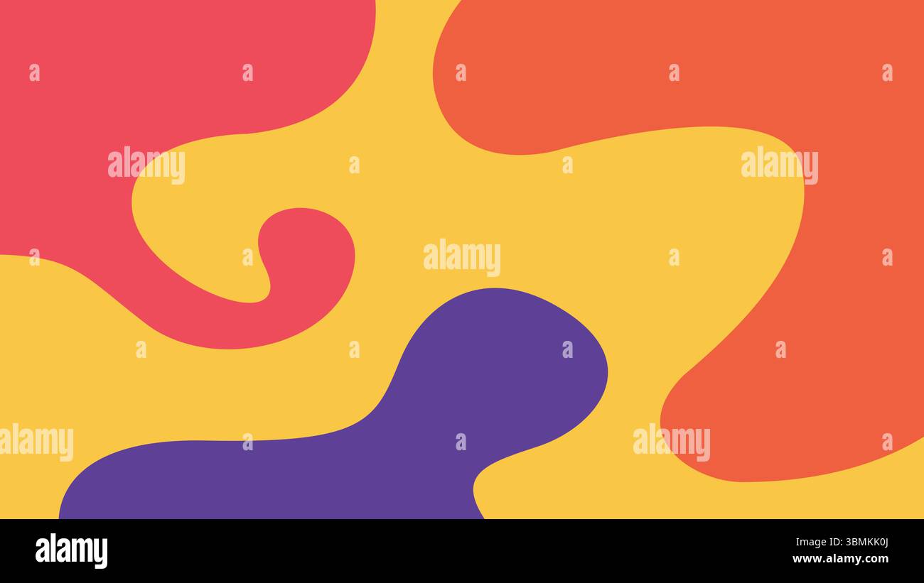 Orange and Violet Abstract Geometric Backround Stock Vector Image & Art ...