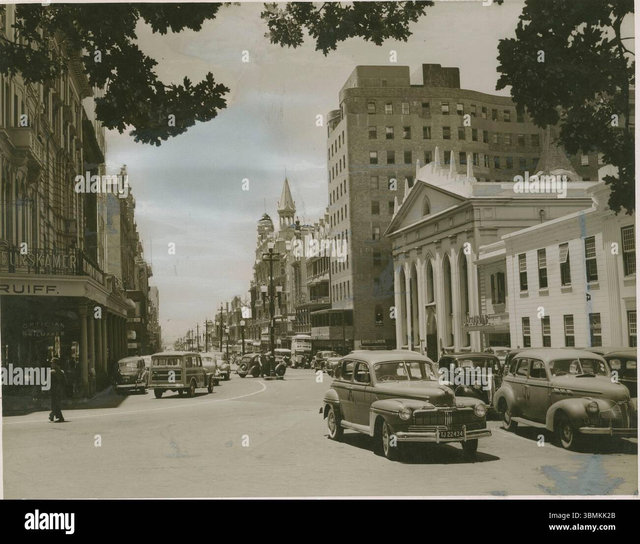 View of Adderley Street in Cape Town Stock Photo - Alamy