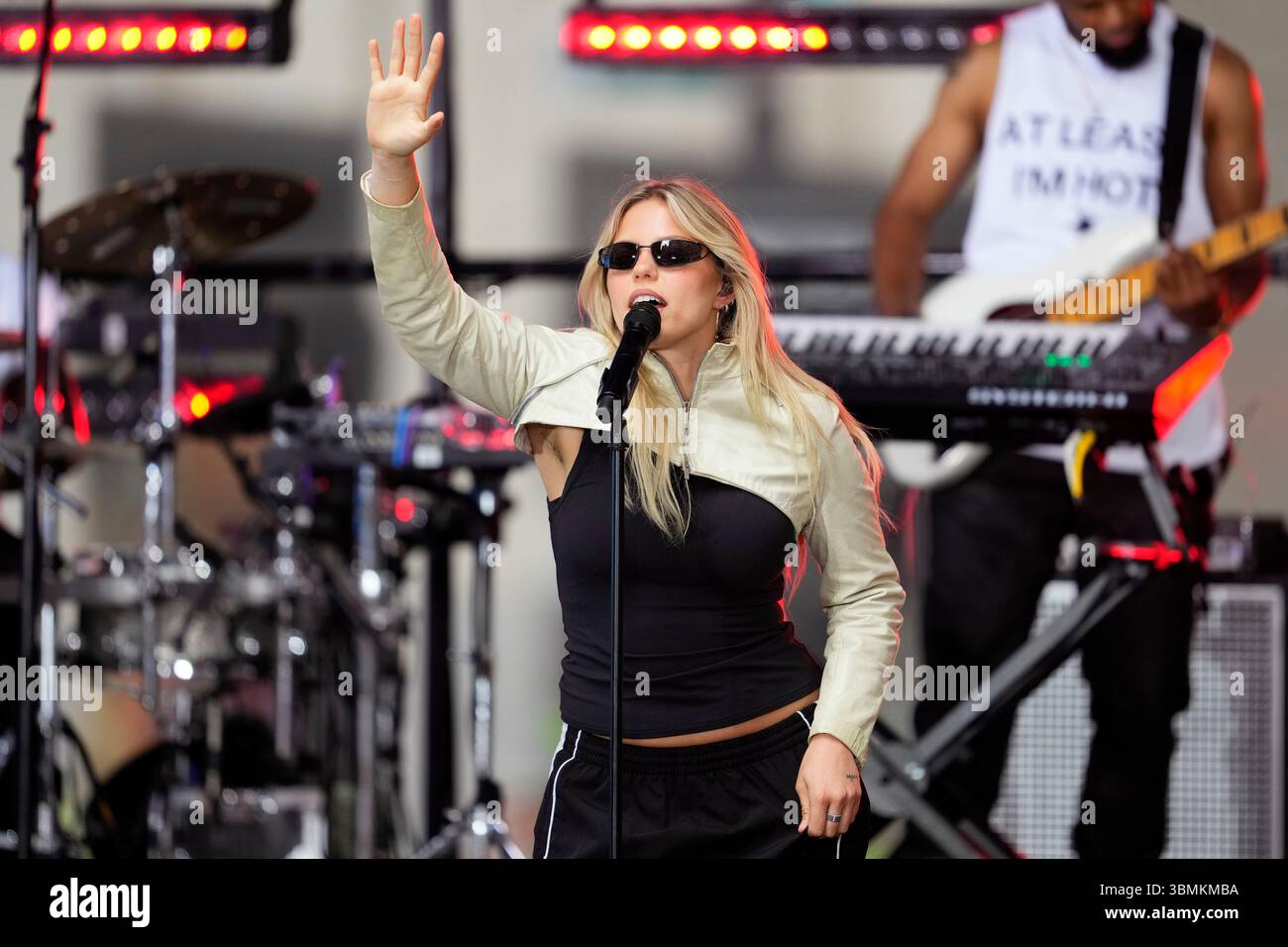 Reneé Rapp performs on NBC's Today show at Rockefeller Plaza on Friday ...