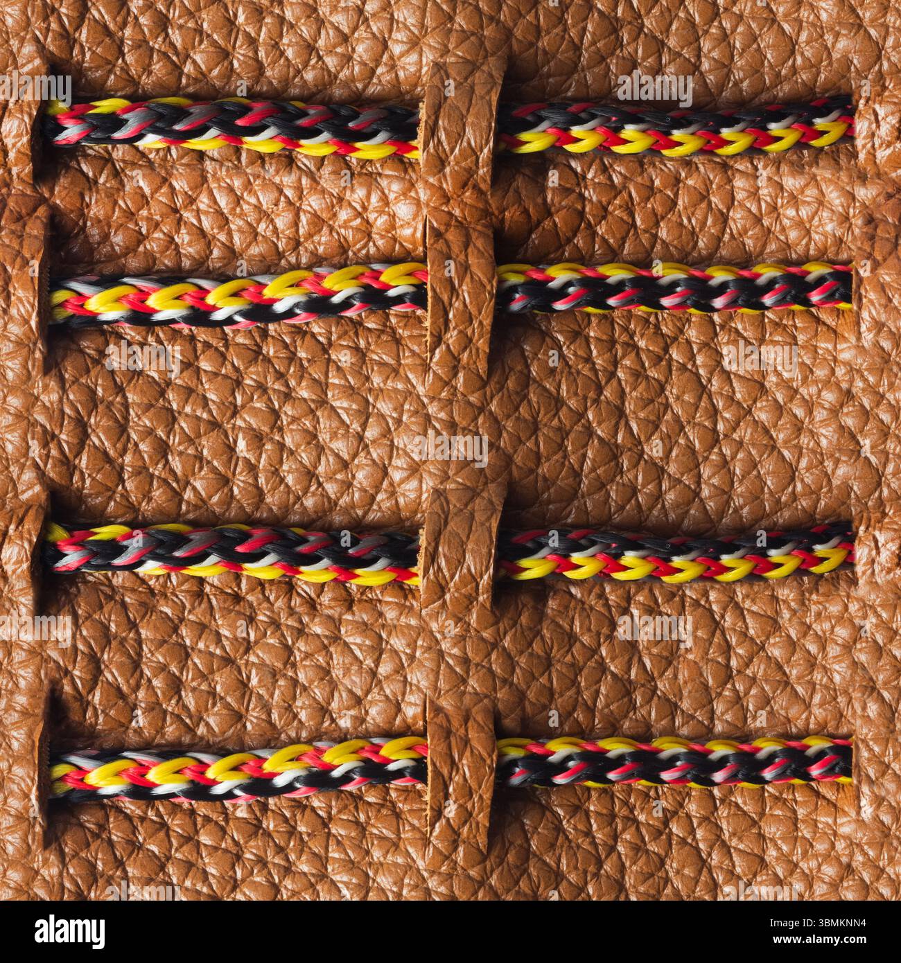 Seamless 4k photo texture material of light brown leather surface with ...