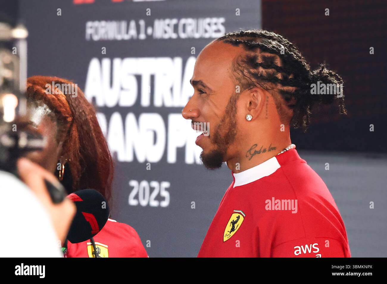 26th June 2027, Spielberg, Austria: #44 Lewis Hamilton (GBR) Scuderia ...