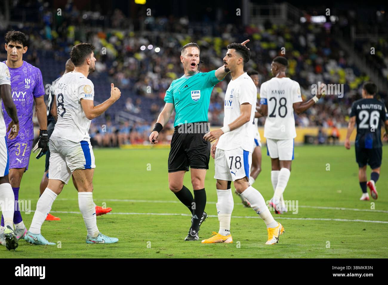 FIFA referee Danny Makkelie officiating during the FIFA Club World Cup ...
