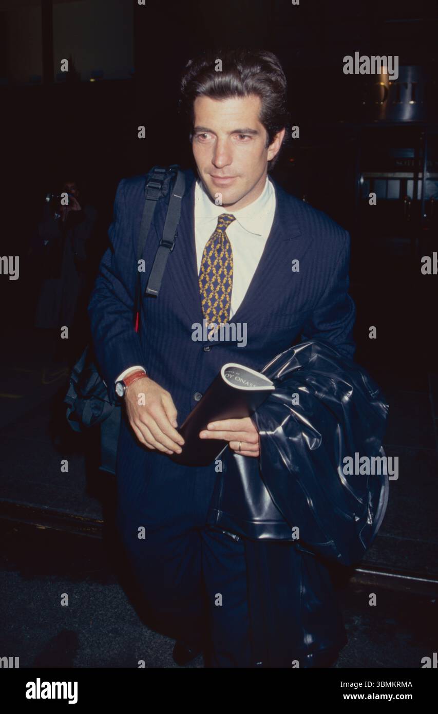 John Kennedy Jr. attends "The Hope for News" private reception at ...