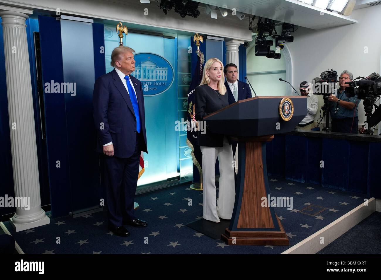 Washington, United States. 27th June, 2025. (L-R) President Donald ...