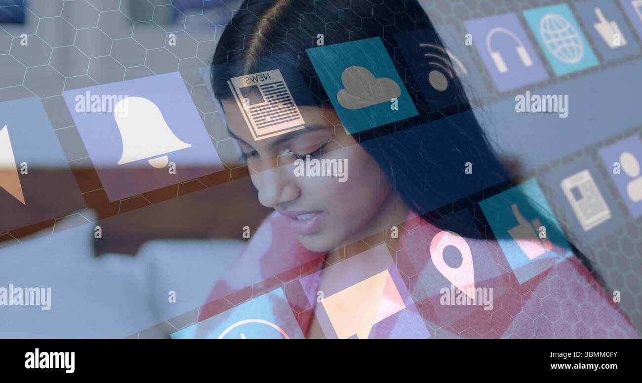 User interacting with app hi-res stock photography and images - Alamy