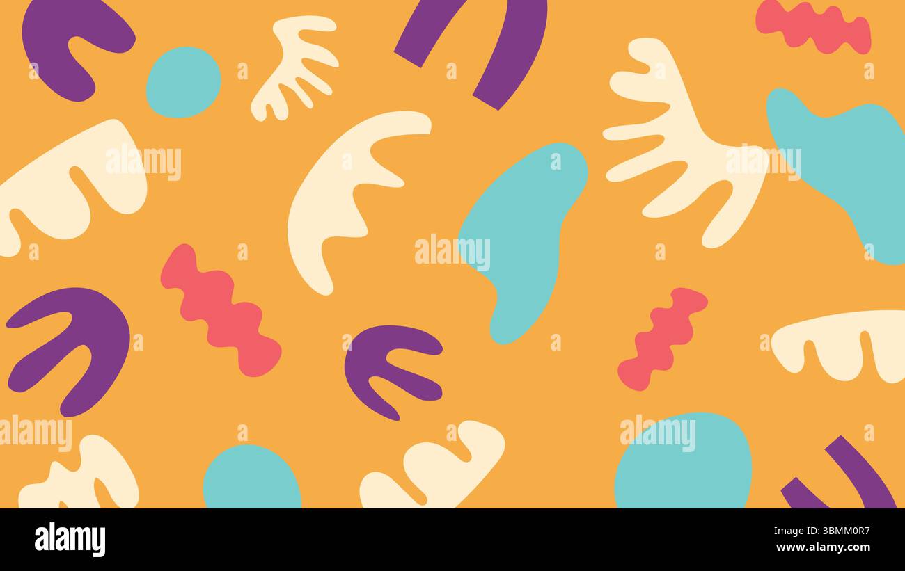 Quirky organic form background Stock Vector Image & Art - Alamy