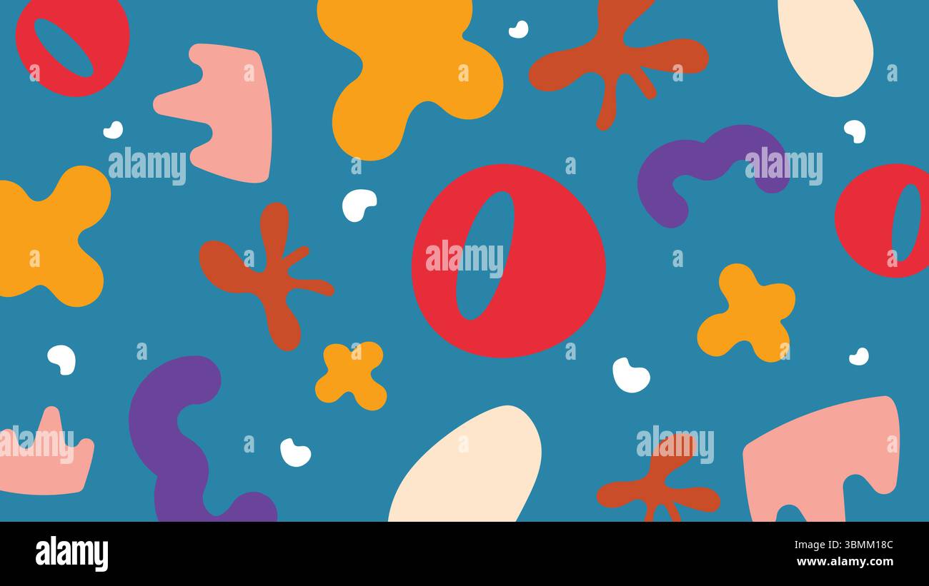 Orange red blue abstract Stock Vector Images - Alamy