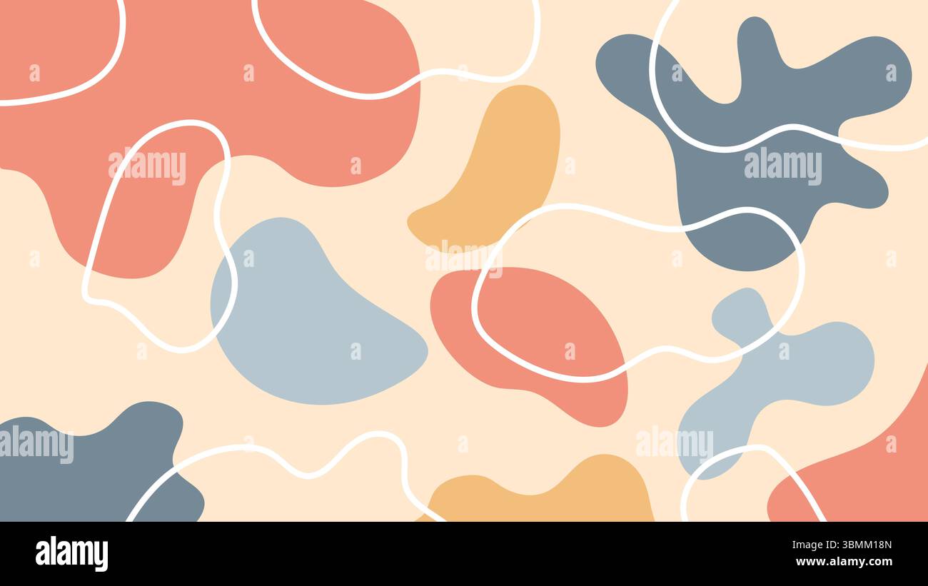 Abstract minimal organic shapes hi-res stock photography and images - Alamy