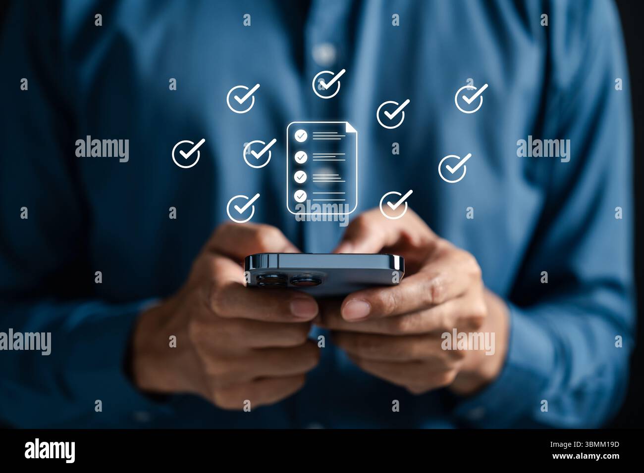 Goal checklist icons hi-res stock photography and images - Alamy