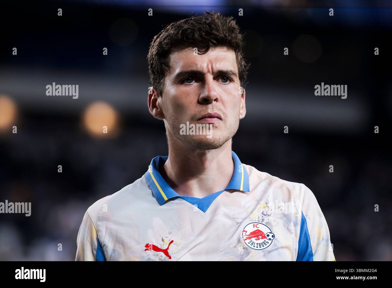 Jacob Rasmussen of FC Red Bull Salzburg looks on at the end of the FIFA ...