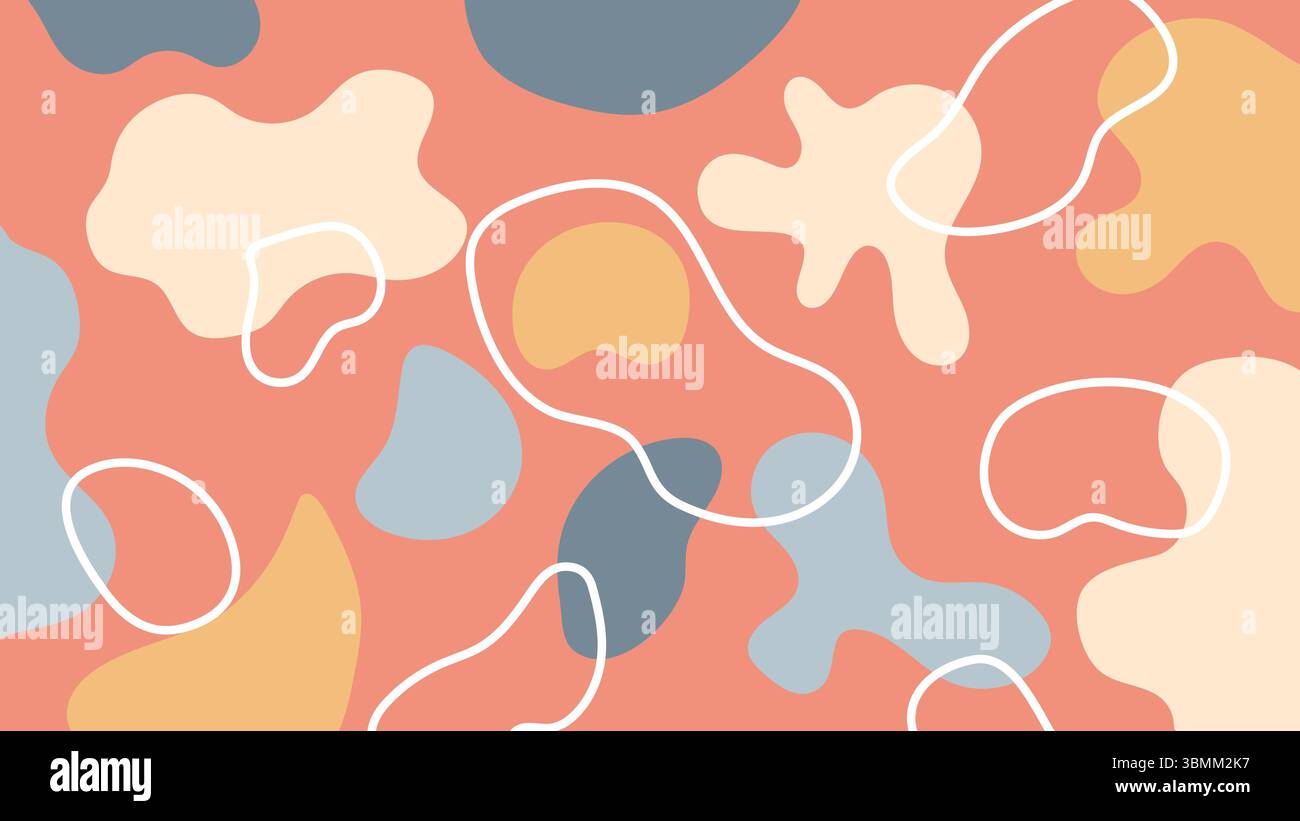Coral pastel Stock Vector Images - Alamy
